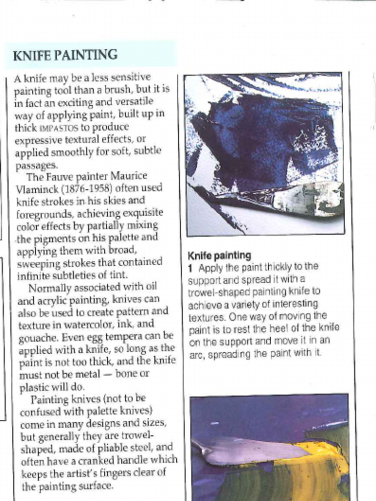 Knife Painting | PDF