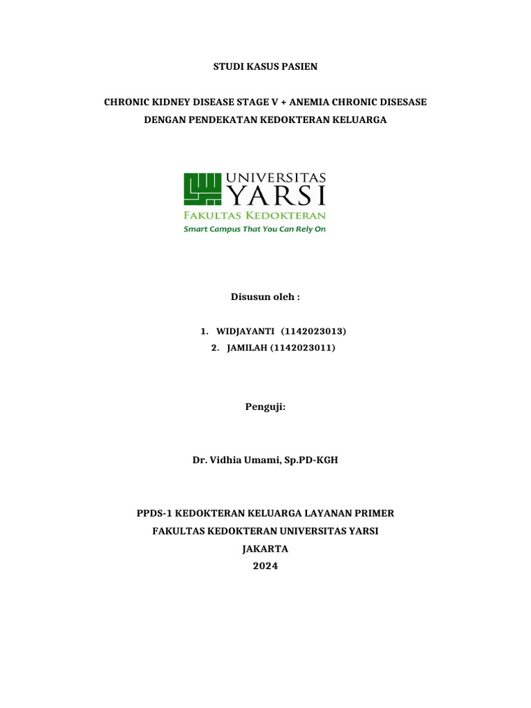 Lapkas CKD KKLP | PDF | Pengembangan Diri | Kesehatan Holistik