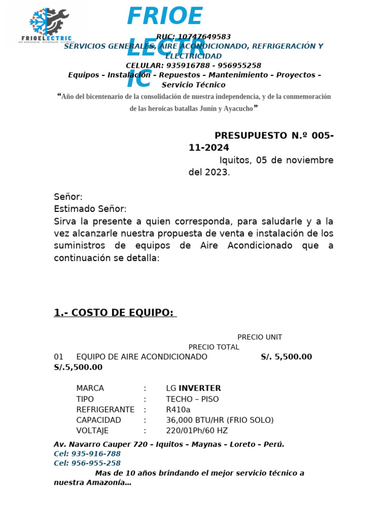 PROFORMA Hospital Regional de Loreto | PDF | Automatización de ...