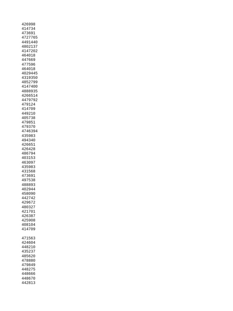 Huge List of Non VBV Bins | PDF