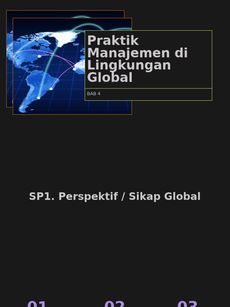 Chapter 4 Manajemen Lingkungan Global | PDF