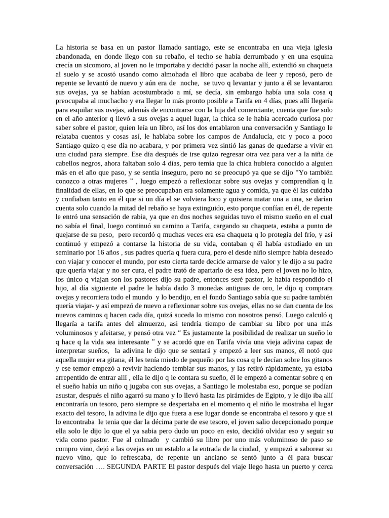El - Alquimista Resumen | PDF | Alquimia