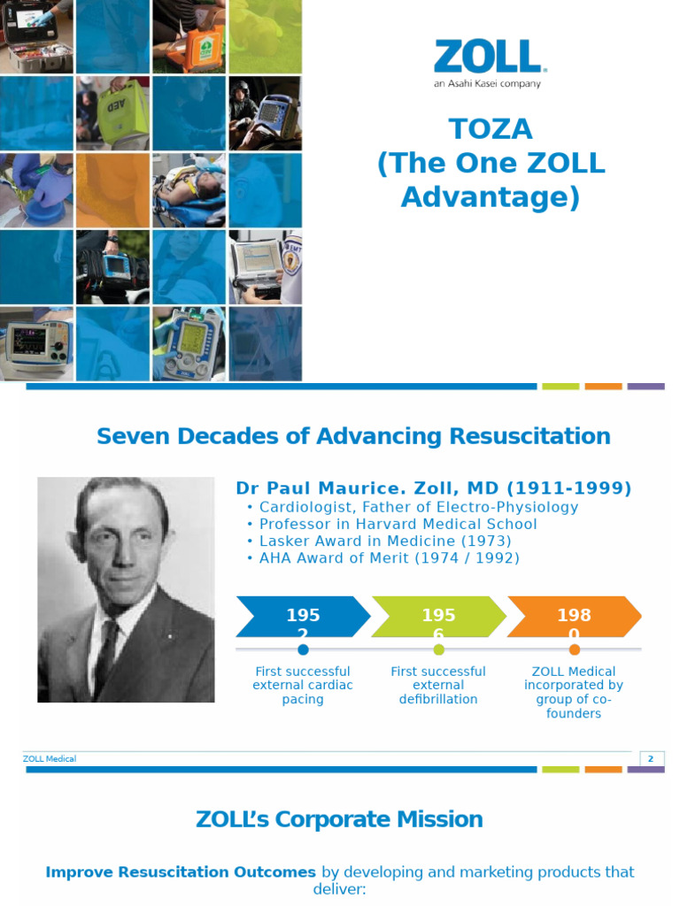 Zoll Intro Presentation | PDF | Cardiopulmonary Resuscitation | Public ...
