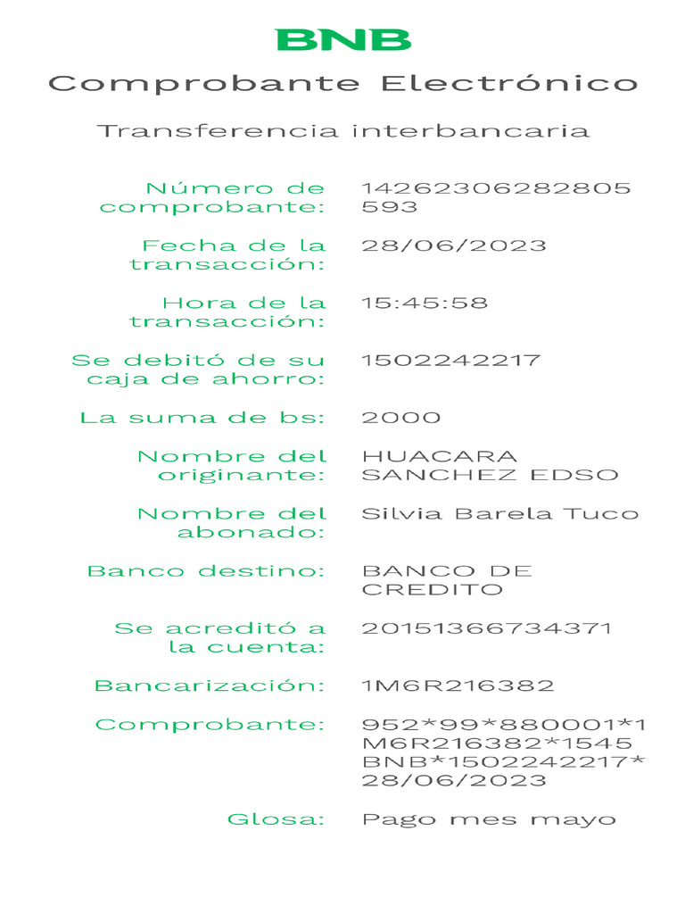 Comprobante 16 | PDF