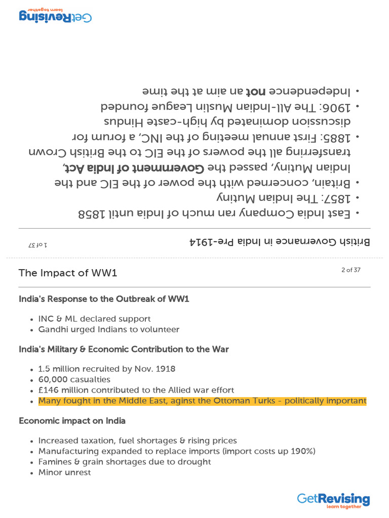 The Road To Independence India 1914-48 | PDF | British Raj | Partition ...