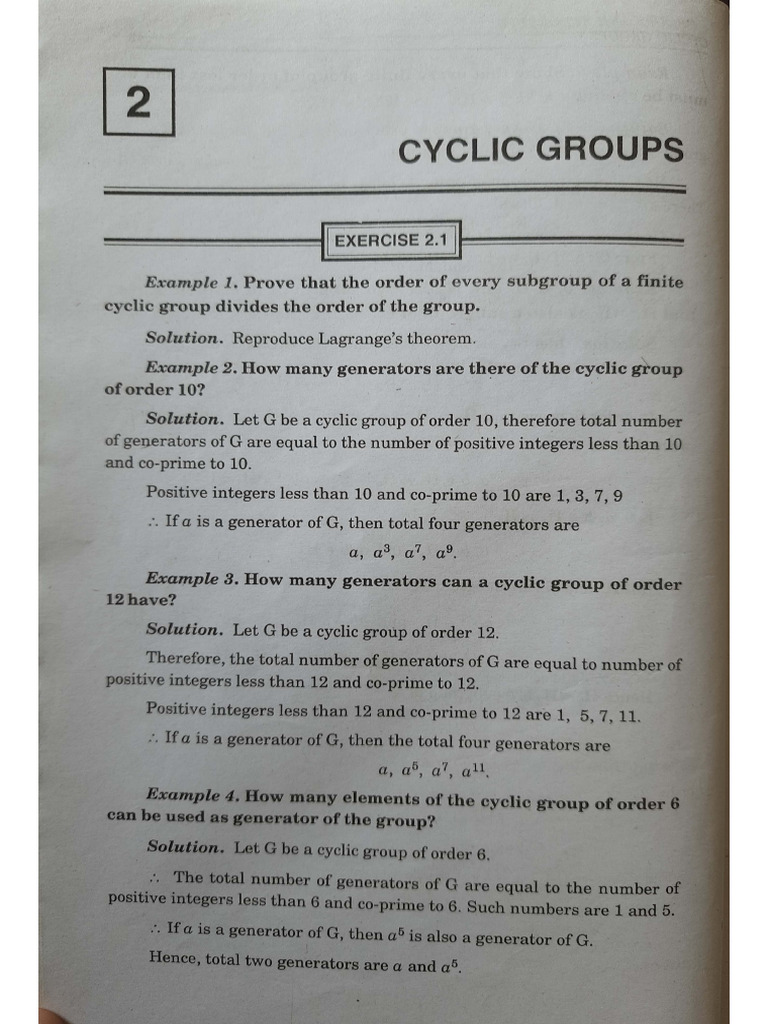 Groups and Rings CH 2 | PDF