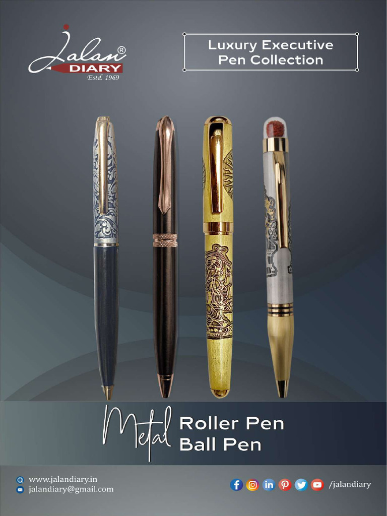 Metal Stylus and Ball Pens Catalog | PDF | Pen | Bullet