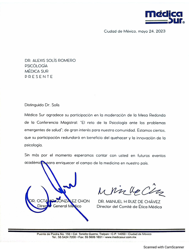 Constancias Psic. Alexis Solis | PDF