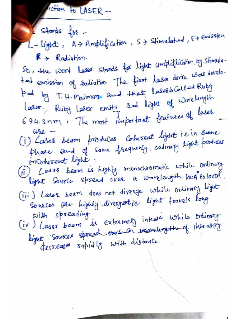 Laser | PDF