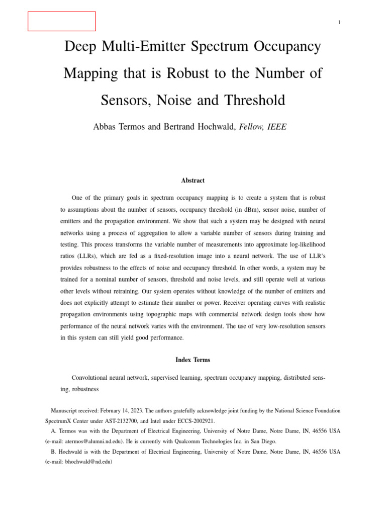 Deep Multi-Emitter Spectrum Occupancy Mapping That Is Robust To The Number of Sensors, Noise and ...