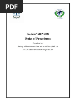 MUN Rules of Procedure Explained | PDF | Government | Group Decision Making