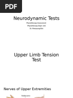 Upper Limb Tension Tests | PDF | Anatomical Terms Of Motion | Elbow