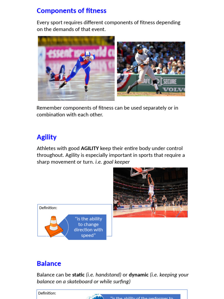 Skill Related Fitness Tests | PDF