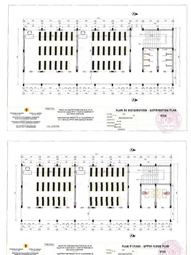 Plan de Construction Dun Bloc Pédagogique R1 4 SCL2 Sani | PDF