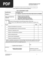 TESDA Masonry NC II Self-Assessment Guide | PDF | Masonry ...