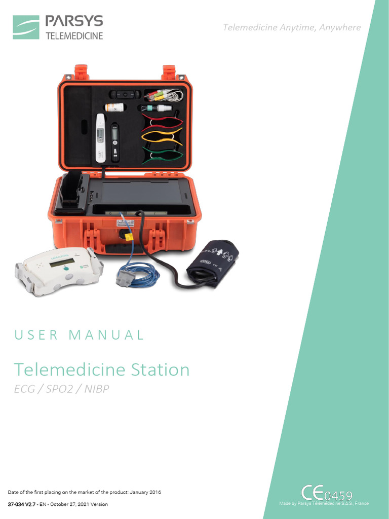 D - User Manual Telemedicine Station - EN - v2.7 | PDF | Personal ...