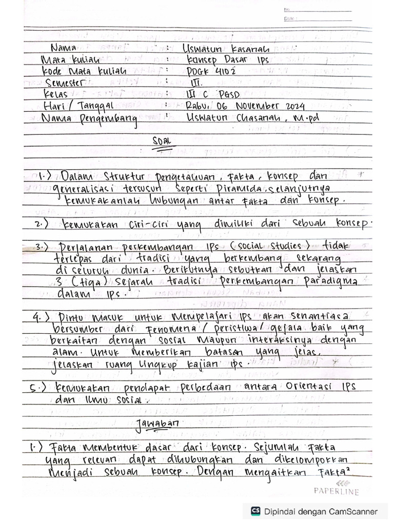 Uswatunkasanah 859913002 KDI T1 | PDF