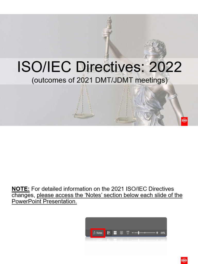 ISO/IEC Directives 2022 Overview | PDF | International Organization For ...