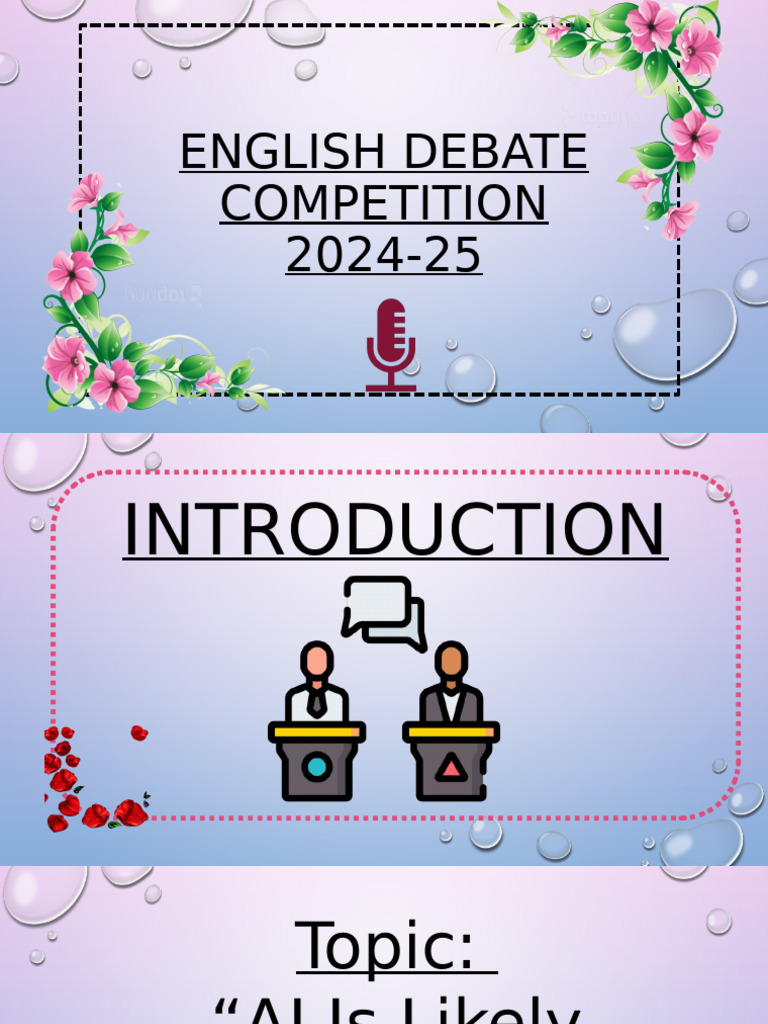 English Debate Competition | PDF | Social Science | Law