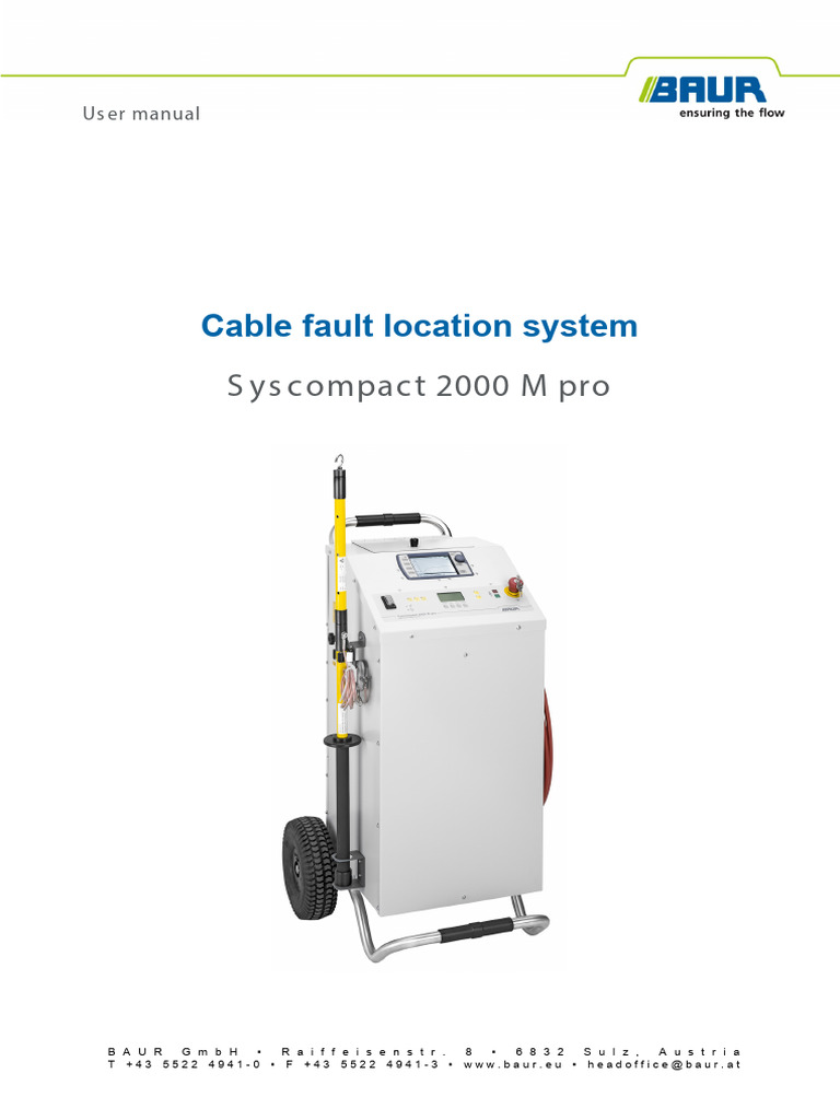 Sys Compact 2000 M Pro | PDF | Safety | Insulator (Electricity)