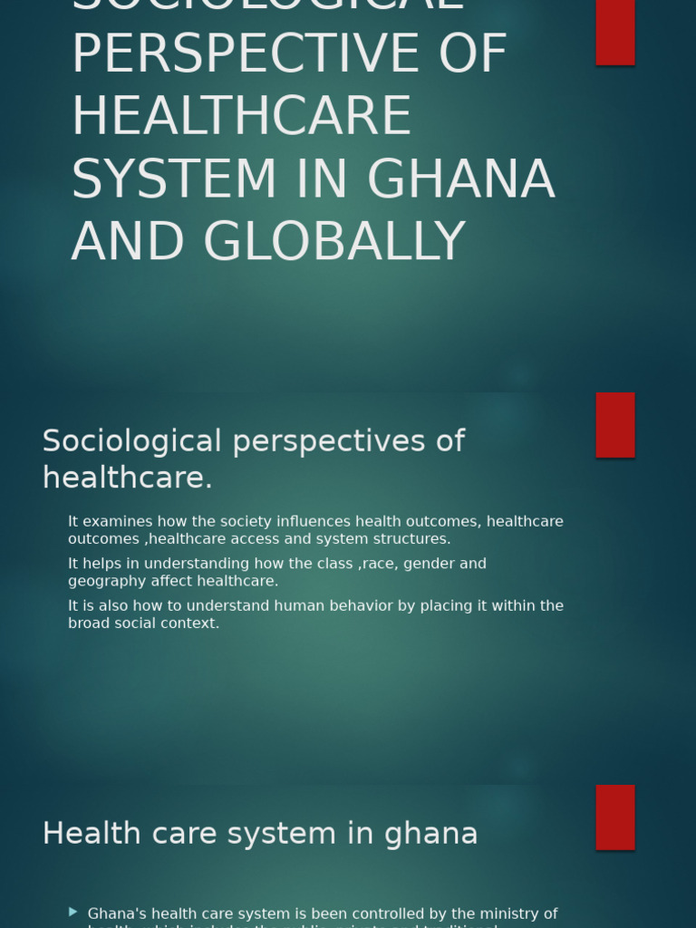 Sociological Insights on Global Healthcare | PDF | Health Care ...