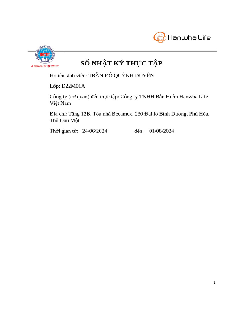 Qu NH Duyên-NKTT D22M01A | PDF