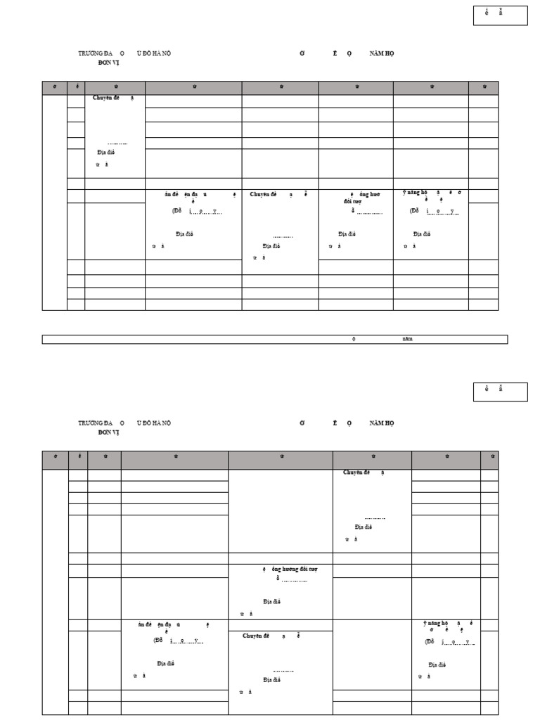 TKB Ky 1 2024-2025 - KHTN&CN | PDF