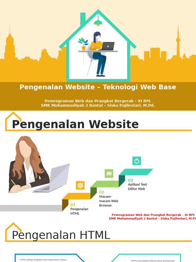 Pengenalan HTML dan Web Browser | PDF | Komputer