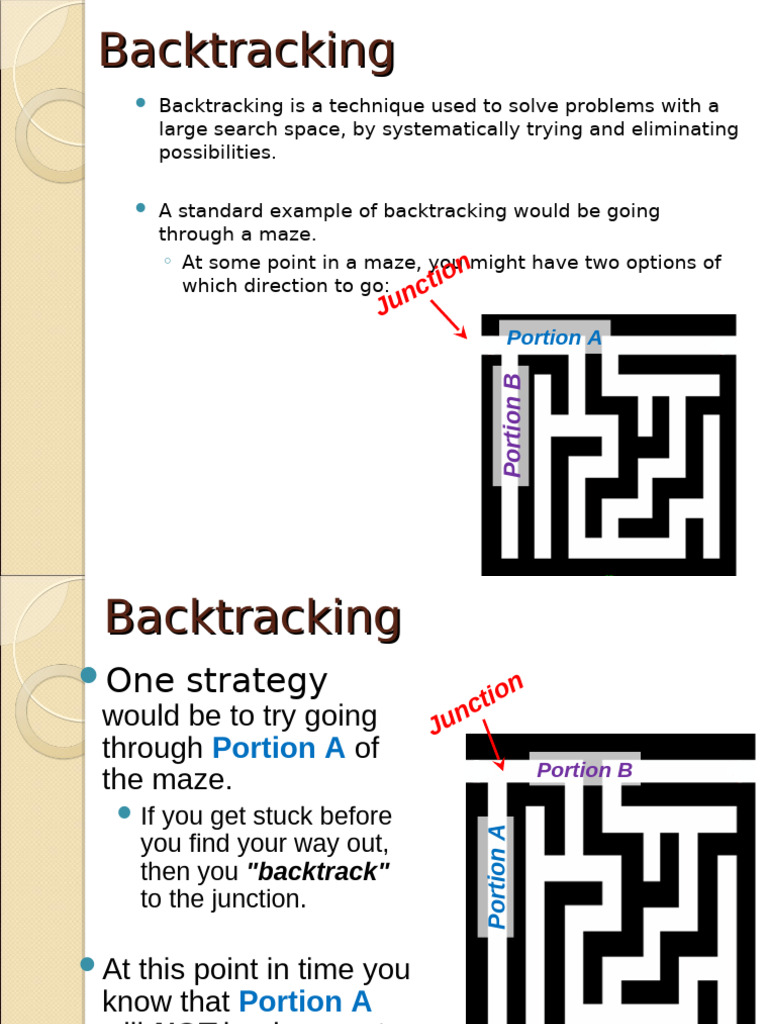 Chapter 7 Backtracking Gud1 | PDF | Algorithms And Data Structures ...
