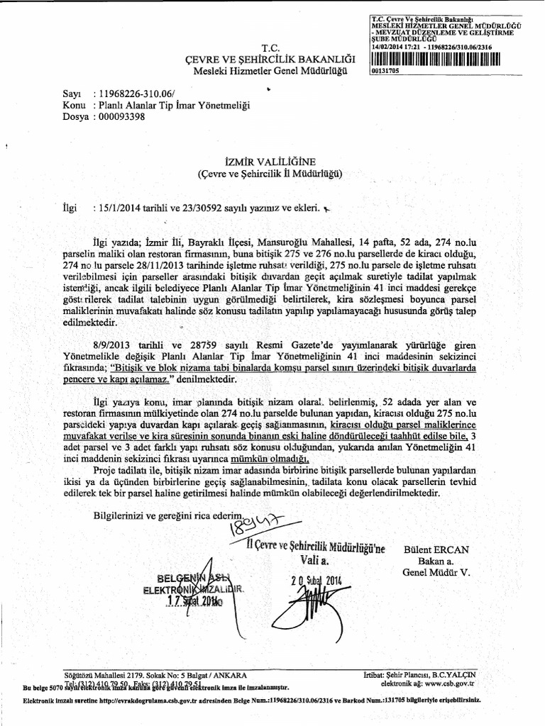 Bitisik Nizamda Komsu Parsele Pencere Kapi Acilmasi Hakkinda | PDF