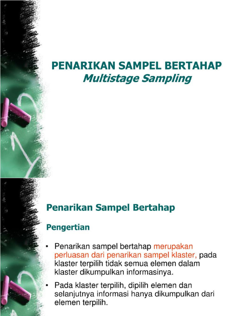 Multistage Sampling | PDF