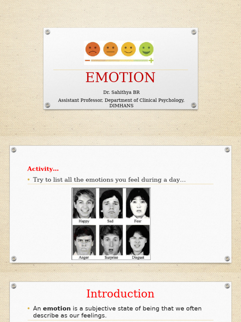 Emotion | PDF | Emotions | Anger