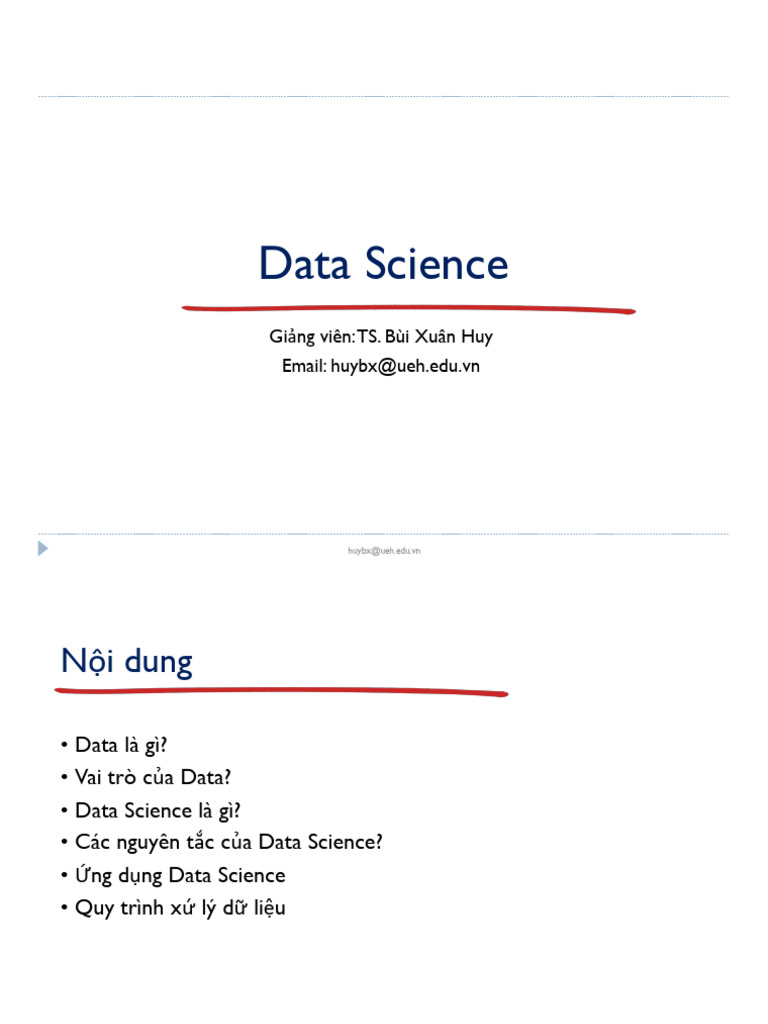 1.2 Tổng Quan Về KHDL | PDF