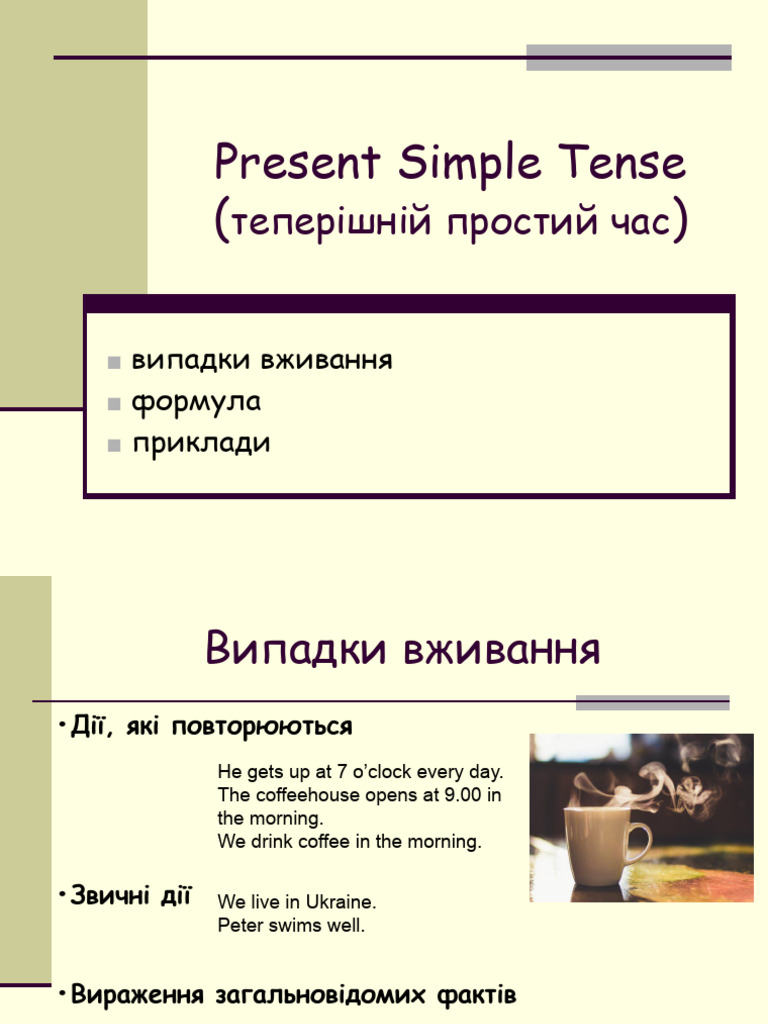 Present Simple Presentation | PDF