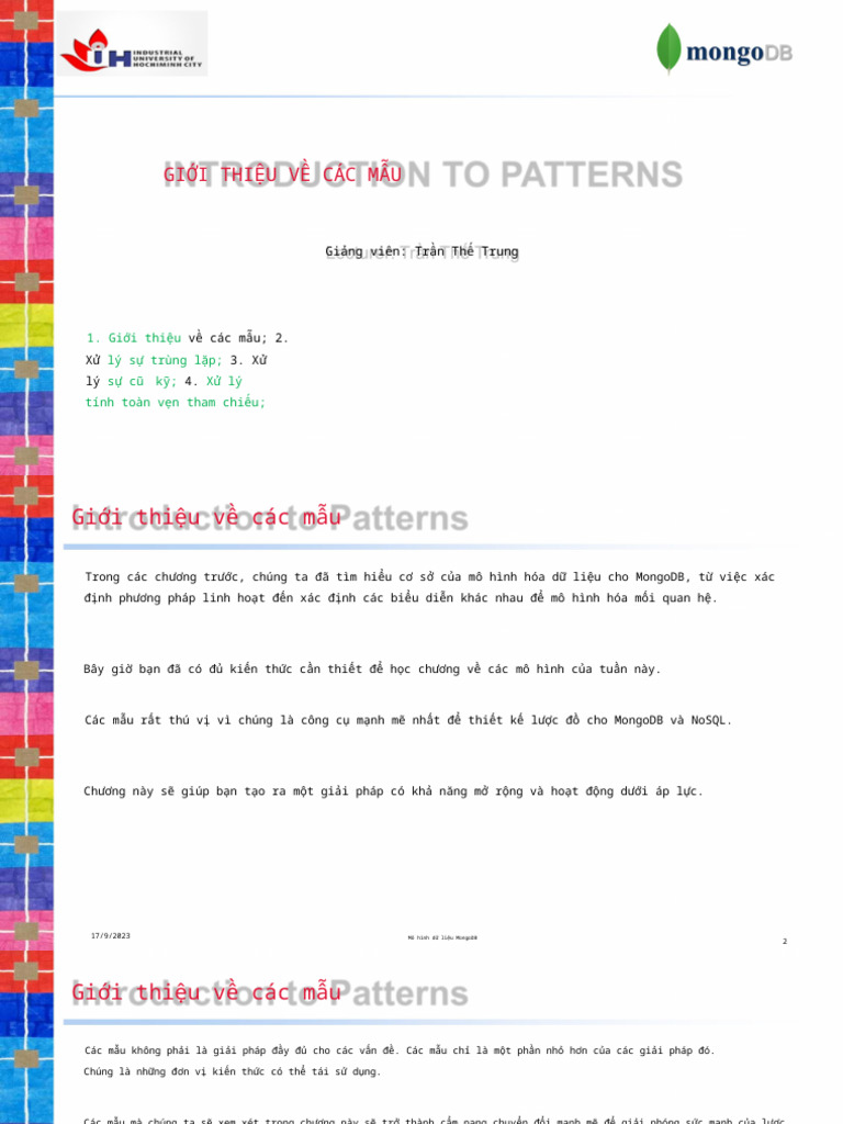 04 Chapter Introduction To Pattern New | PDF