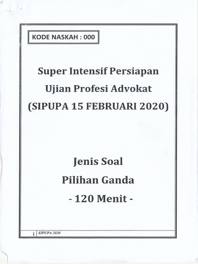 Materi Sipupa - 15 Feb 2019 | PDF