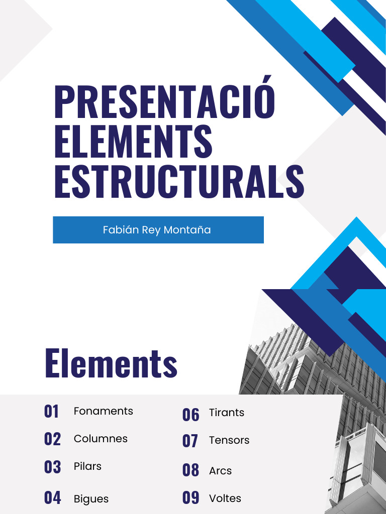 Presentació Elements Estructurals | PDF | Hogar, jardinería y bricolaje | Arte