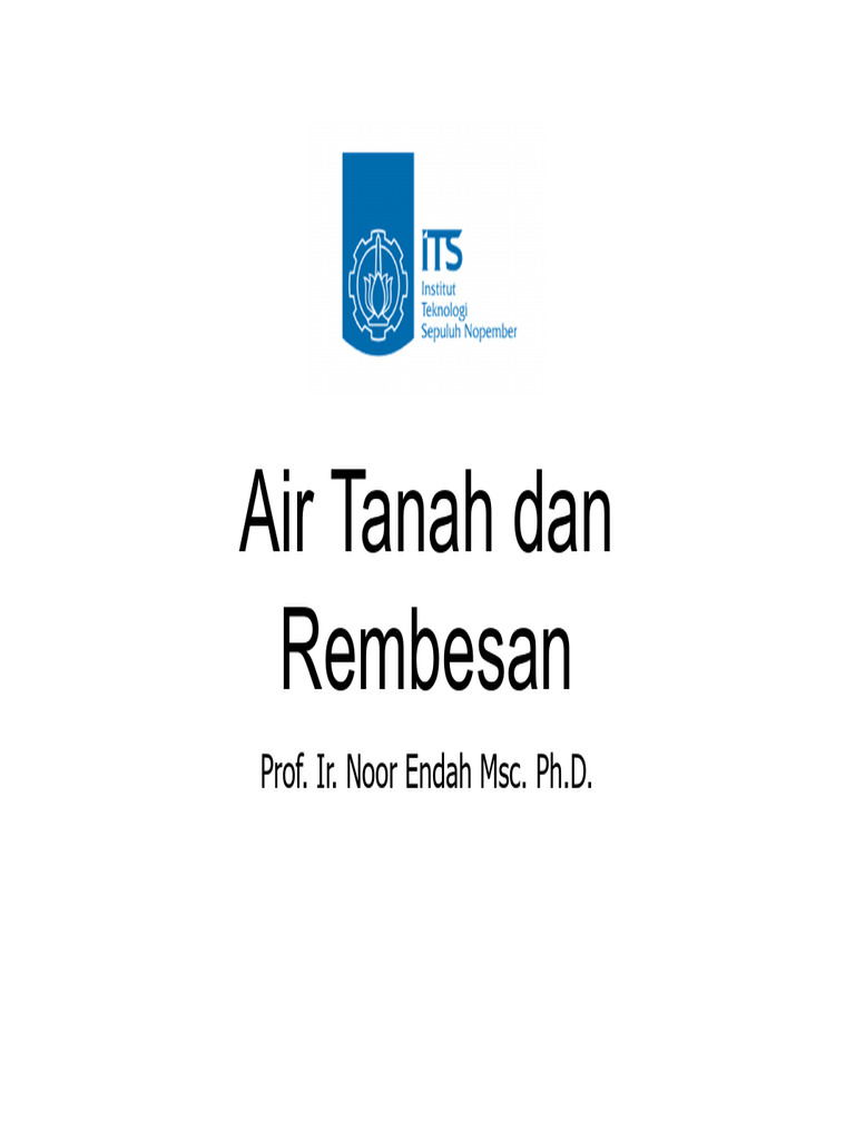Materi Rembesan | PDF