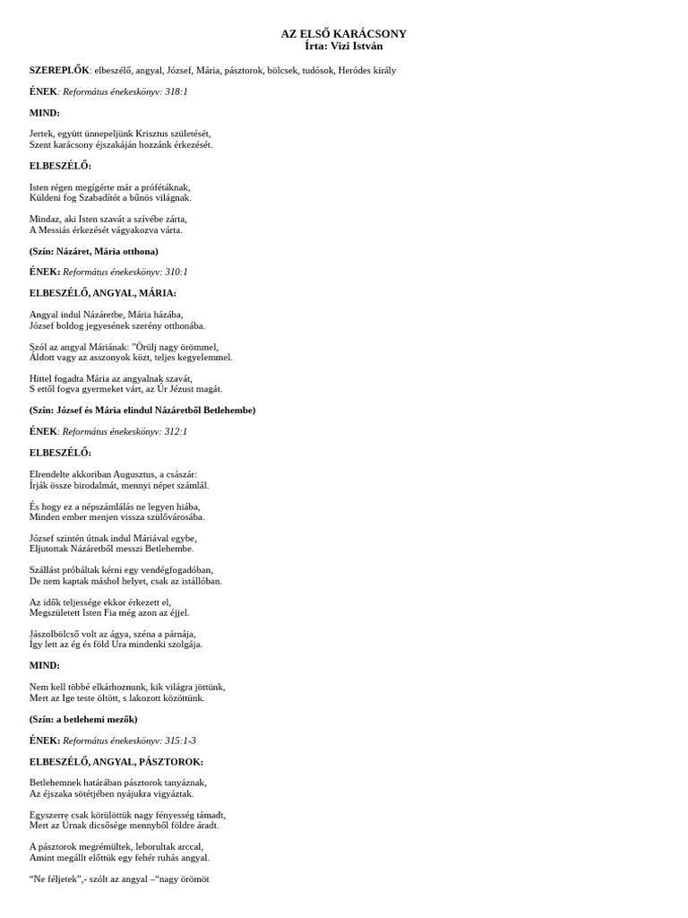 Az Elso Karacsony | PDF