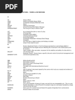 Chartering Terms & Abbreviations Guide | PDF | Cargo | Ships