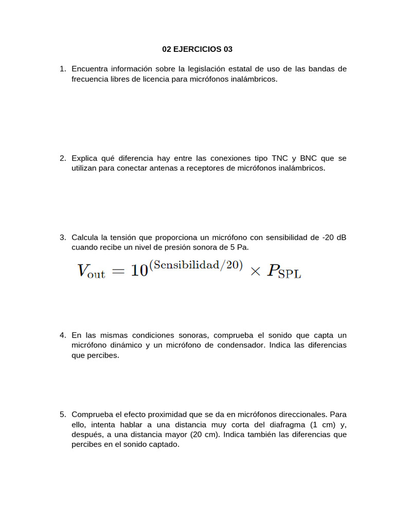 02 Ejercicios 03 | PDF