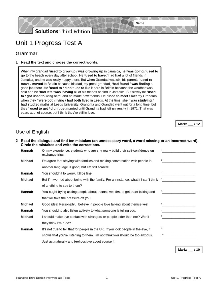 Test A - 9th grade | PDF | Vincent Van Gogh