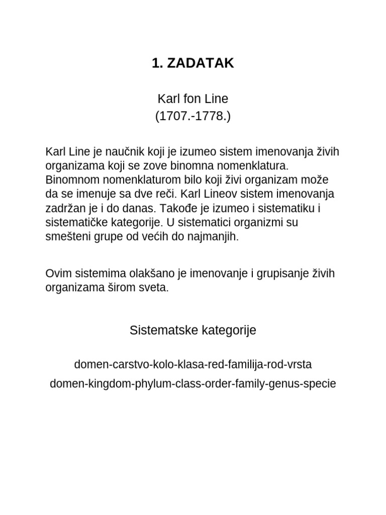 Nomenklatura I Tropske Šume | PDF