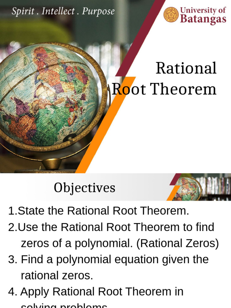 2.4 Rational Root Theorem | PDF | Factorization | Polynomial