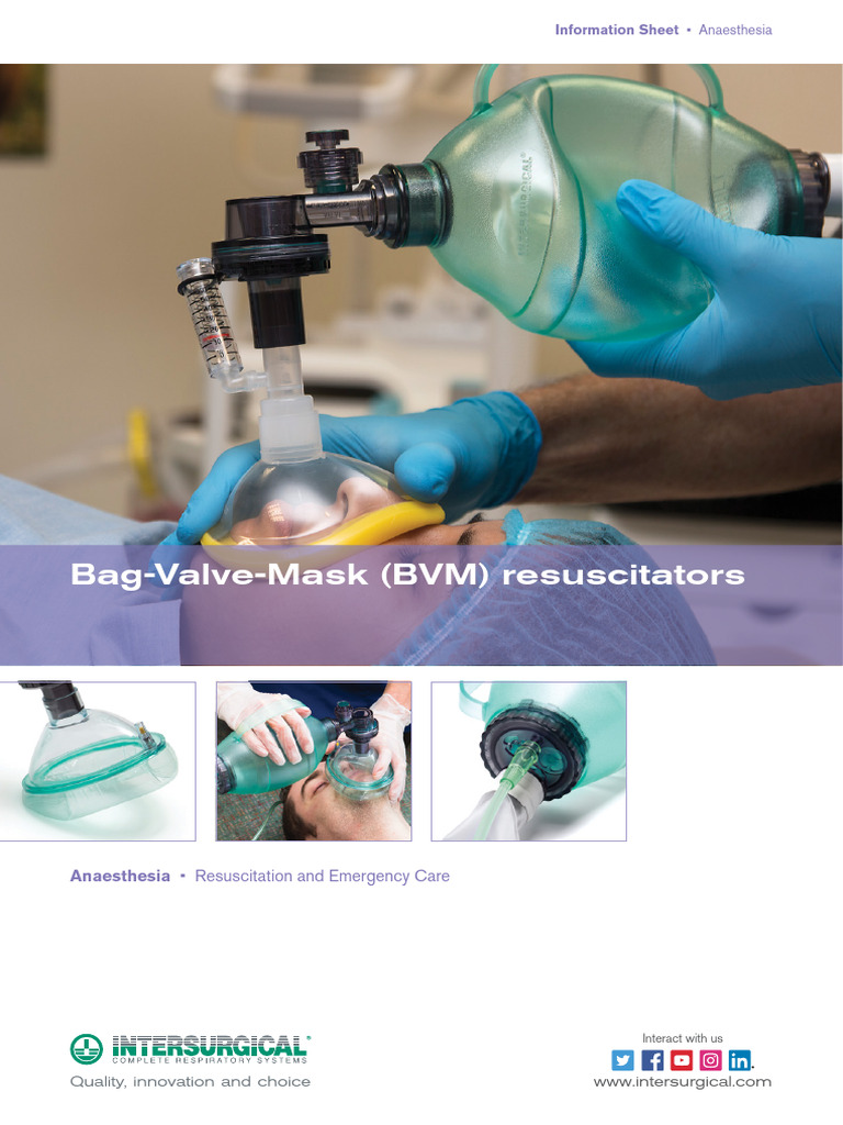 IS5.28 BVM Resuscitator INT Issue 5 Web | PDF | Clinical Medicine ...