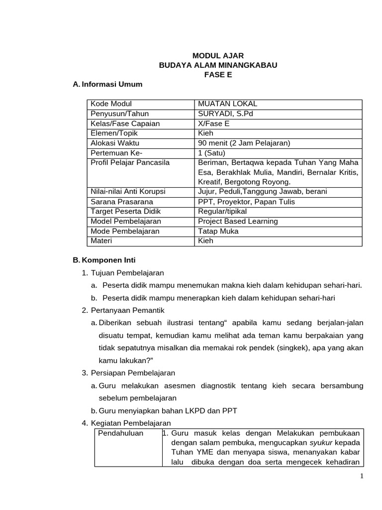 Modul Arar Kieh | PDF