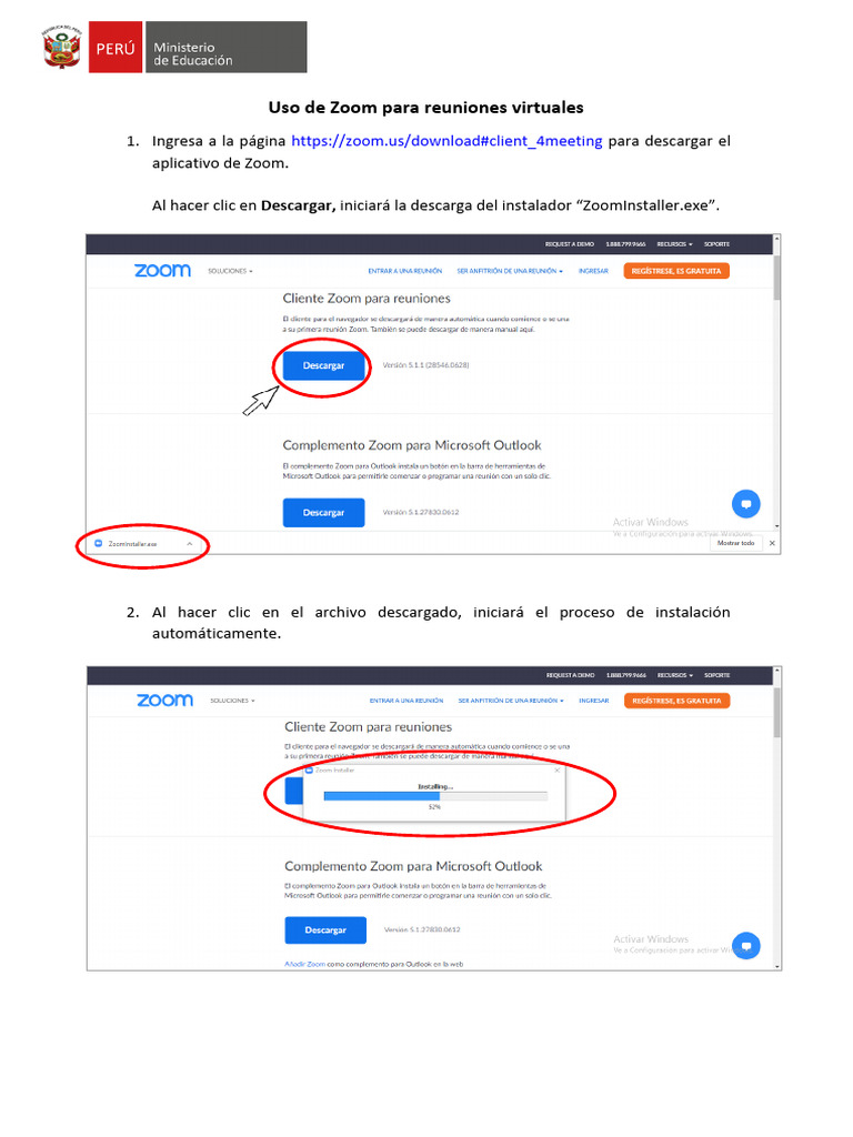 Tutorial para El Desarrollo de Las Sesiones Virtuales Zoom y Google ...