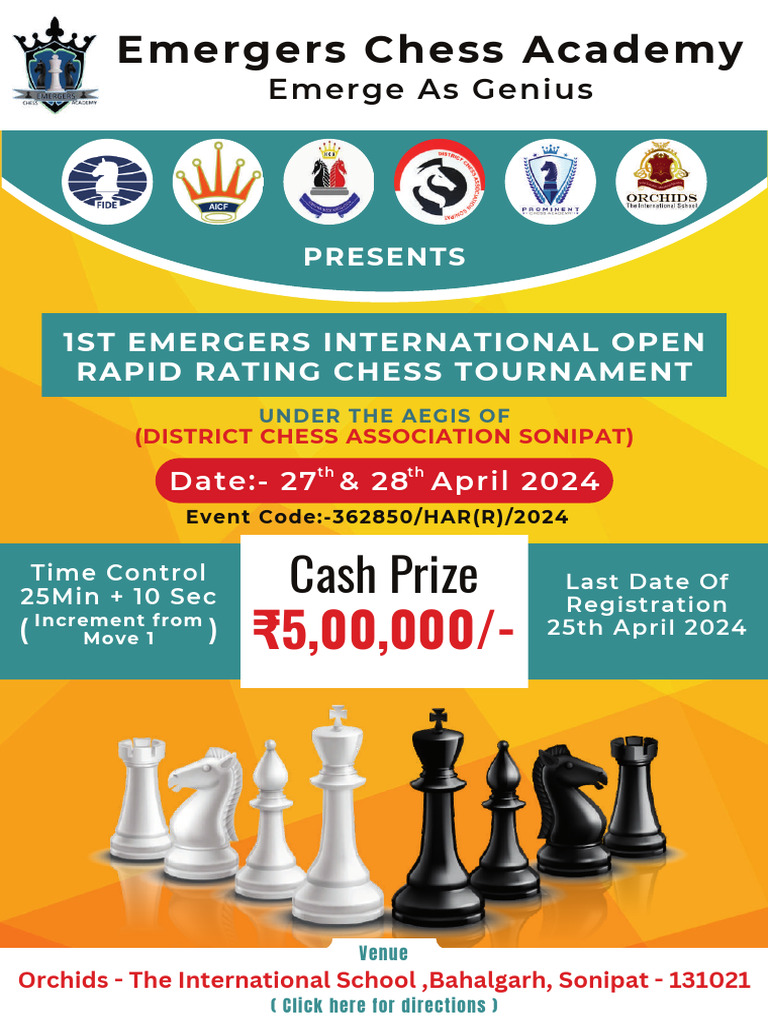 1st Emergers - Prospectus | PDF | Chess