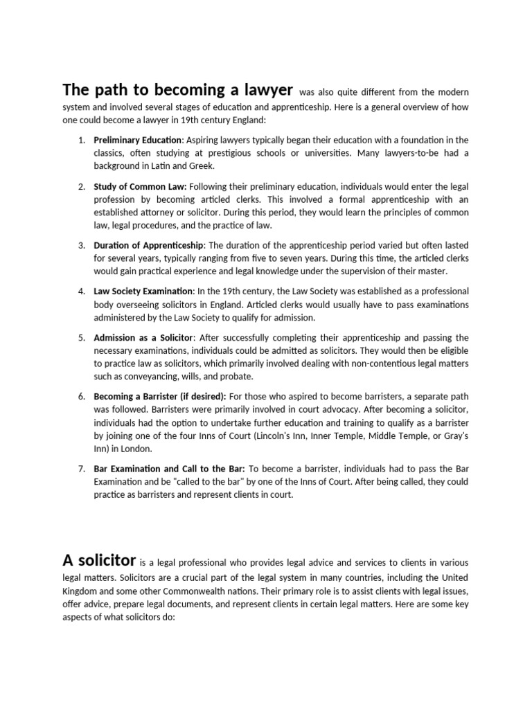 A solicitor | PDF | Barrister | Solicitor