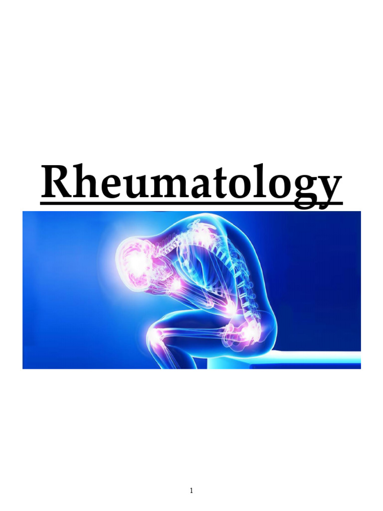 Rheumato Final CONVERTED-1 | PDF | Gout | Rheumatoid Arthritis